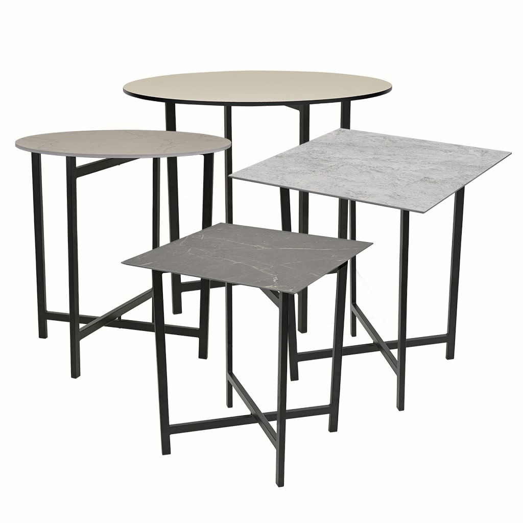 Elevare Portable Linenless Cocktail Table | MityLite
