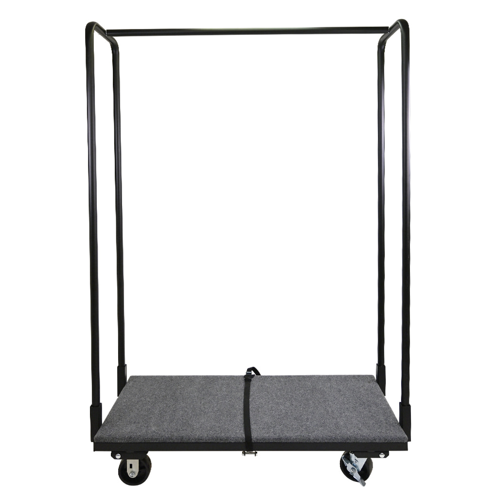 Milan Folding Chair Cart - Flat | MityLite